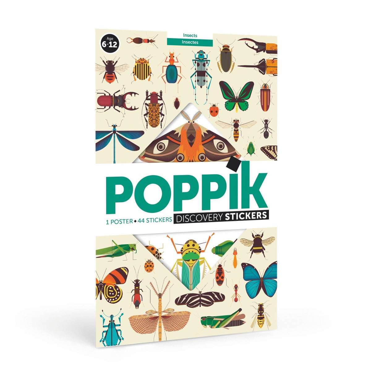 Poppik Discovery Sticker Poster - Insects - DISCOVERY STICKER POSTERS ...